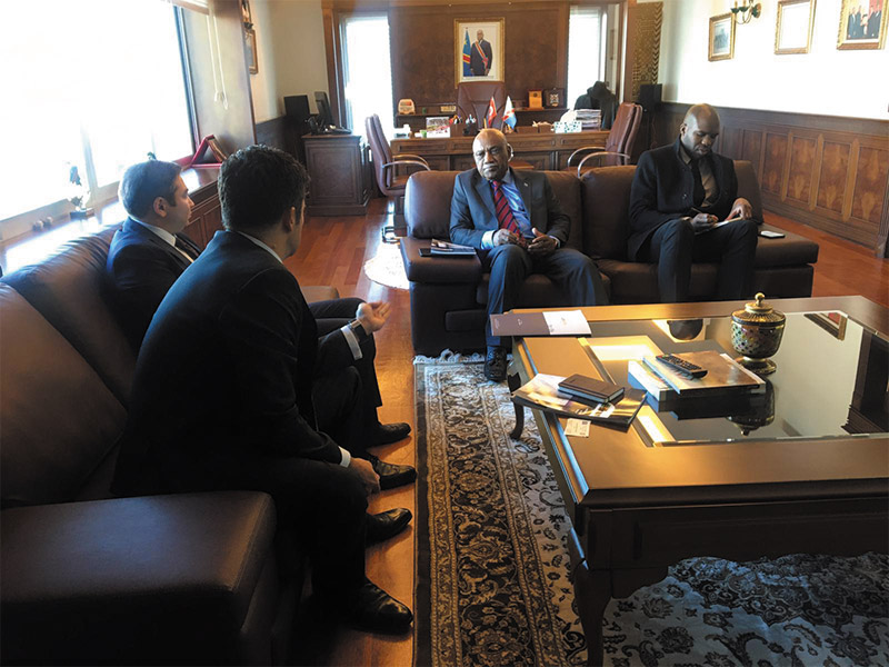 Visit to the Ambassador to Democratic Republic of the Congo - TAFAC.org